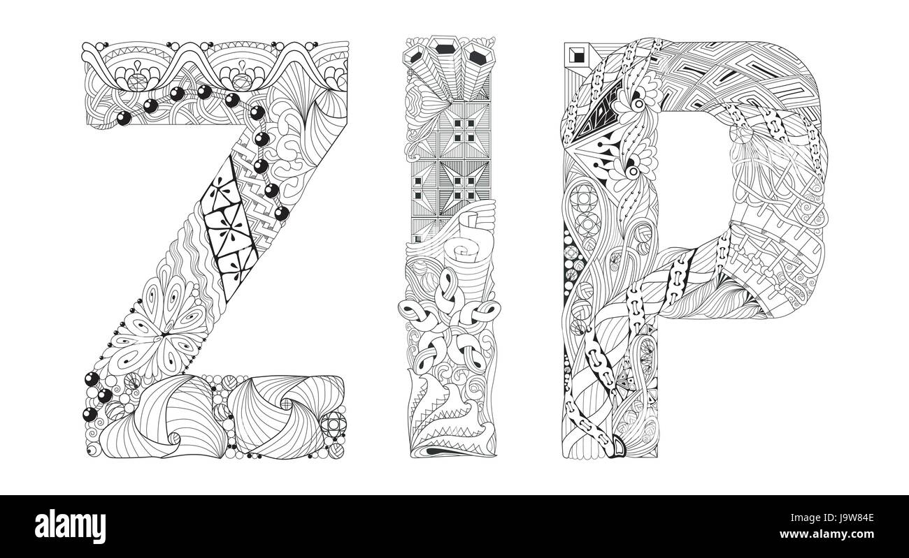 Zip Coloring Pages