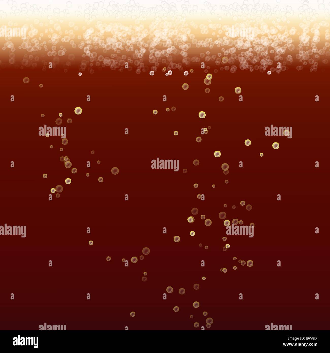 Cola Bubbles Vector Background. Dark Soda Droplets Background Stock ...
