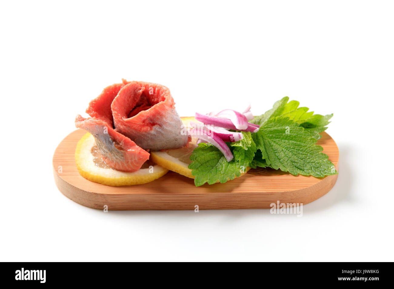 Rolled matjes herring hi-res stock photography and images - Alamy