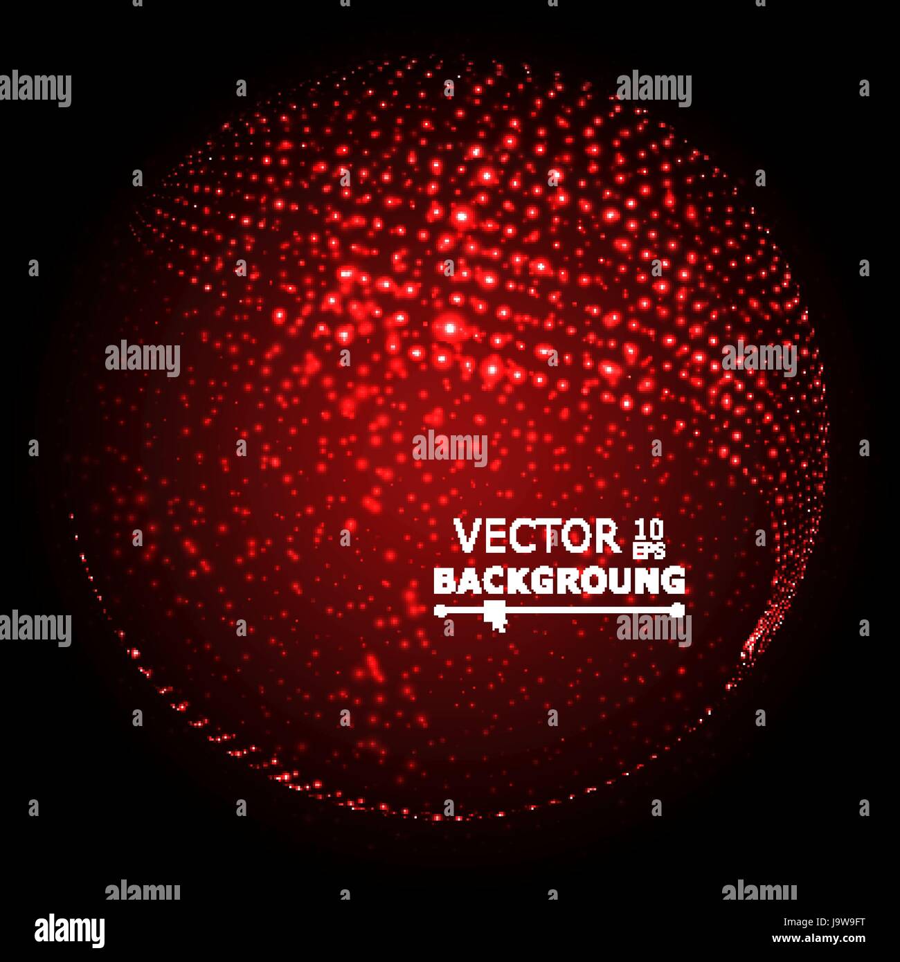 Colorful Sphere Composition Vector. Glowing Background Stock Vector ...