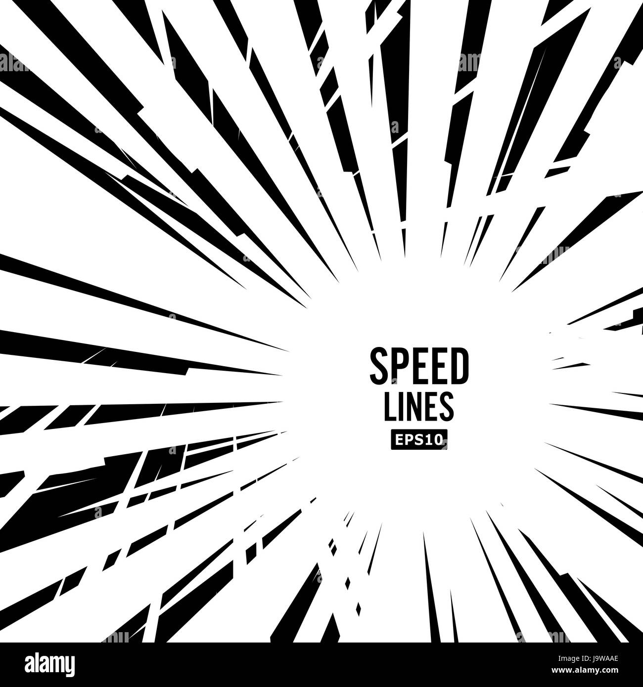 Comic Radial Speed Lines Graphic Stock Photos & Comic Radial Speed ...