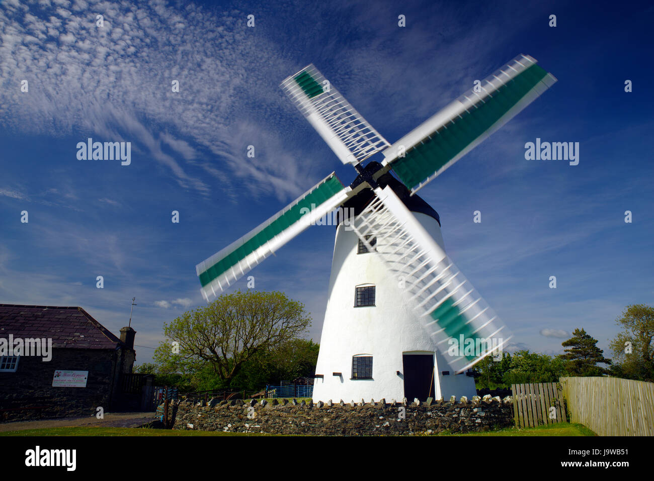 Llynnon Windmill, Anglesey Stock Photo - Alamy