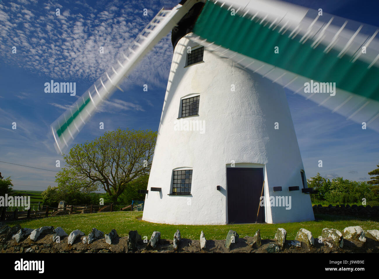 Llynnon Windmill, Anglesey Stock Photo - Alamy