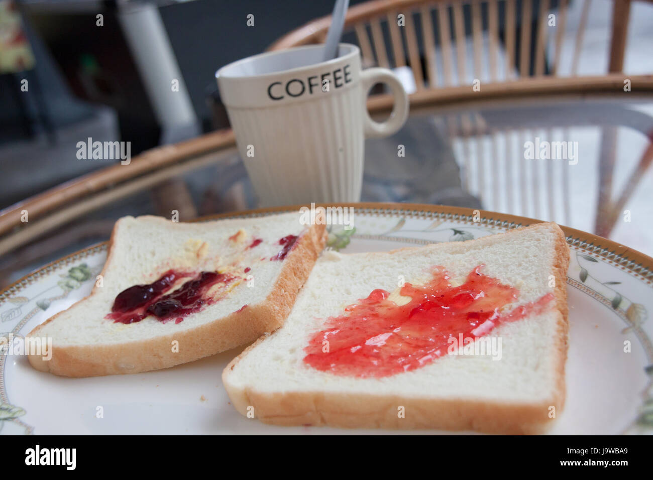 Jam Sandwich, White Bread High Resolution Stock Photography and Images ...