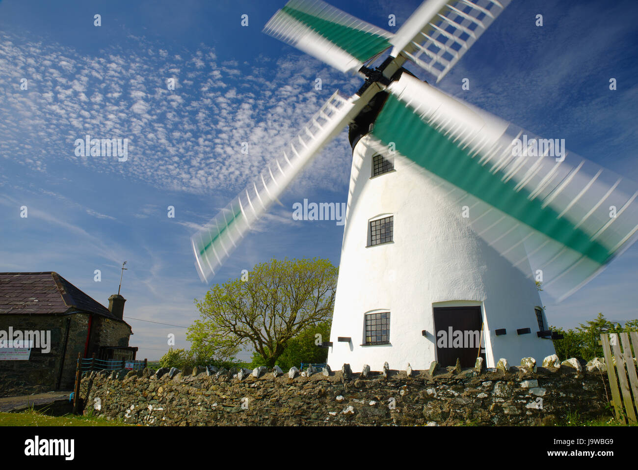 Llynnon Windmill, Anglesey Stock Photo - Alamy