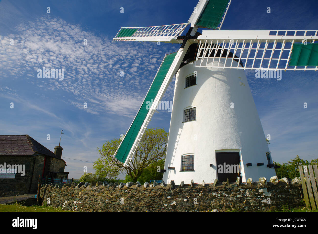 Llynnon Windmill, Anglesey Stock Photo - Alamy