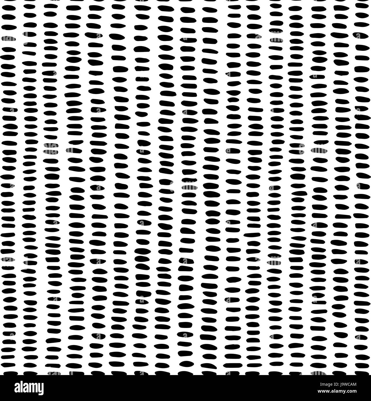 Dotted doodle seamless background, ellipse elements ordered in columns ...