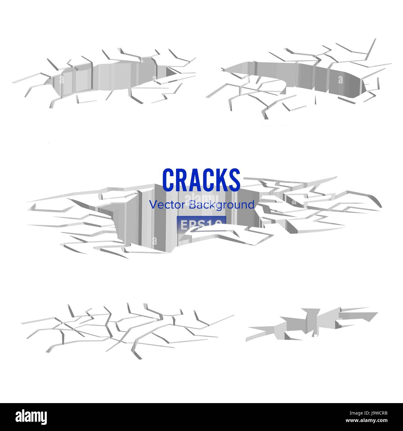 Earthquake Crack Illustration