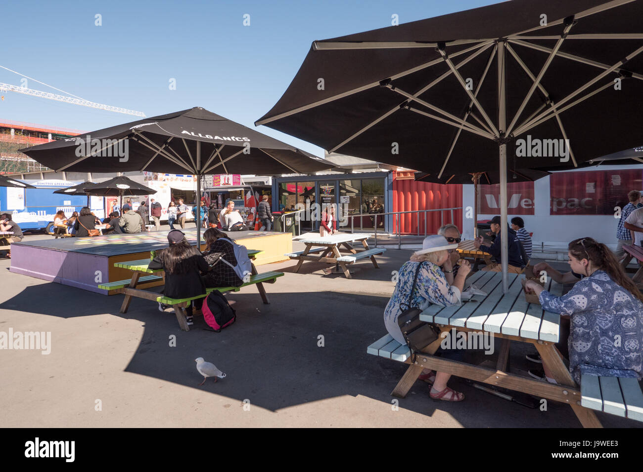 Temporary seating hi-res stock photography and images - Alamy