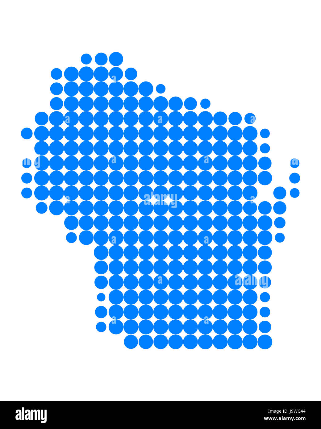 Map of wisconsin hi-res stock photography and images - Alamy