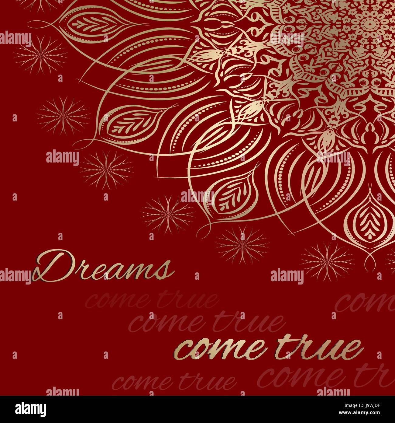 The template for the classic greeting cards with ornamental pattern for ...