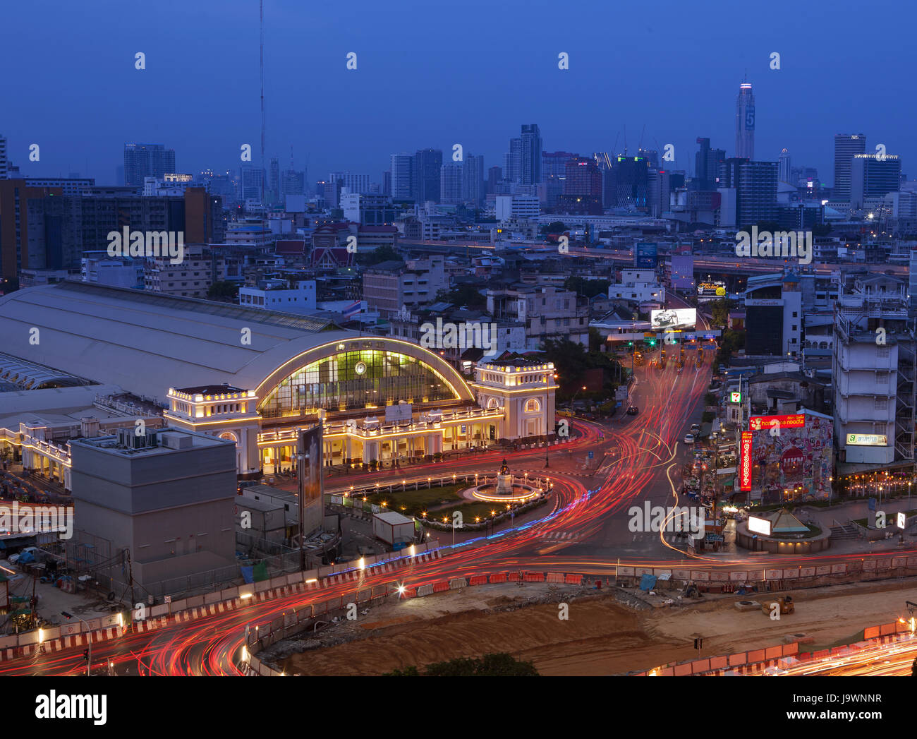 above, aerial, aerial view, architecture, bangkok, beautiful, blue ...