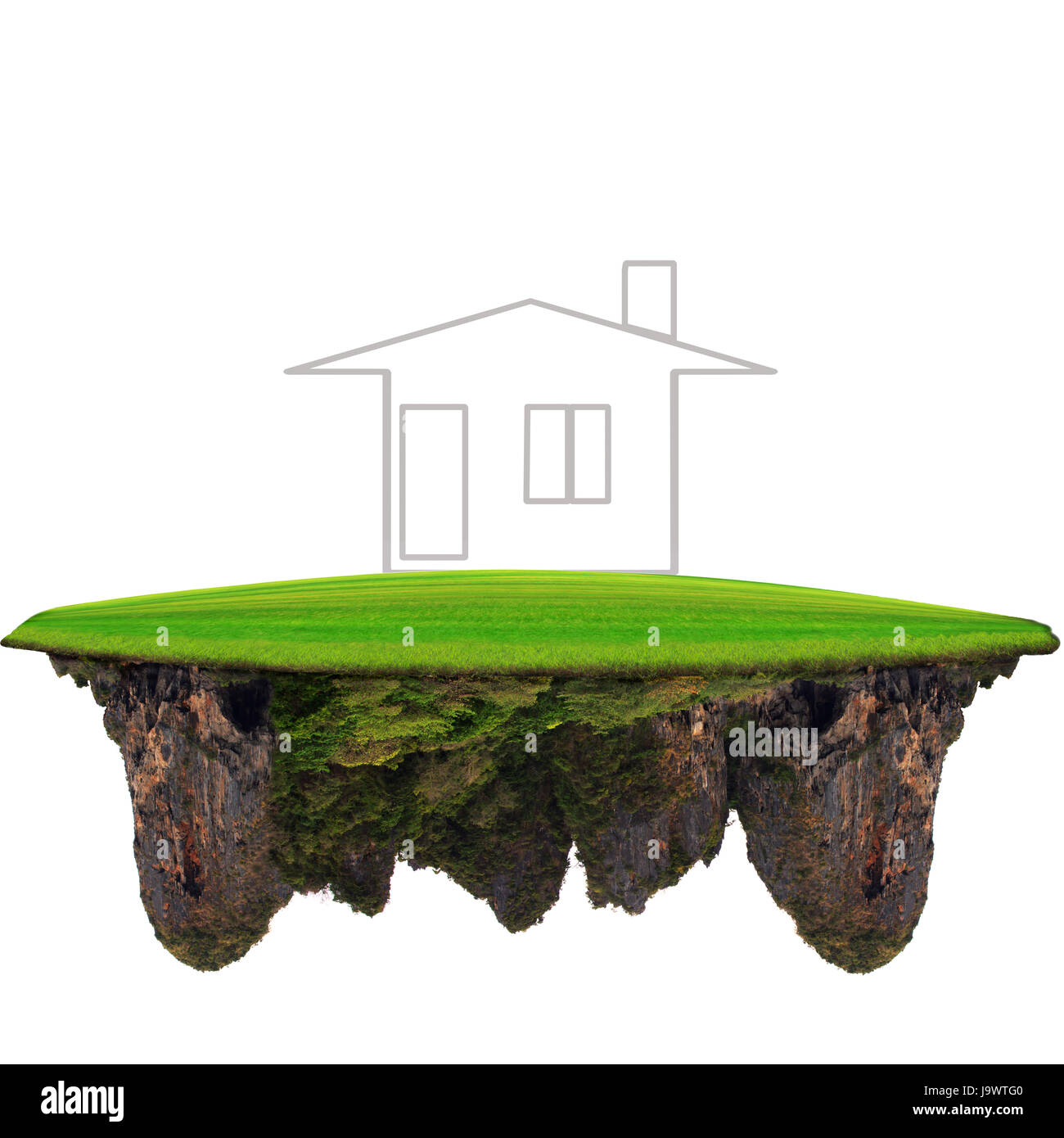 new home on floating land for multipurpose Stock Photo - Alamy