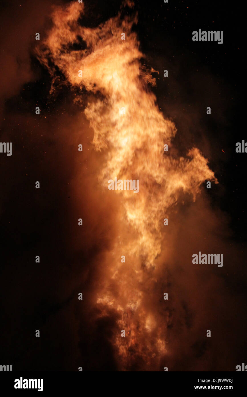 romantic, romanticism, fire, conflagration, solstice, burn, devil ...