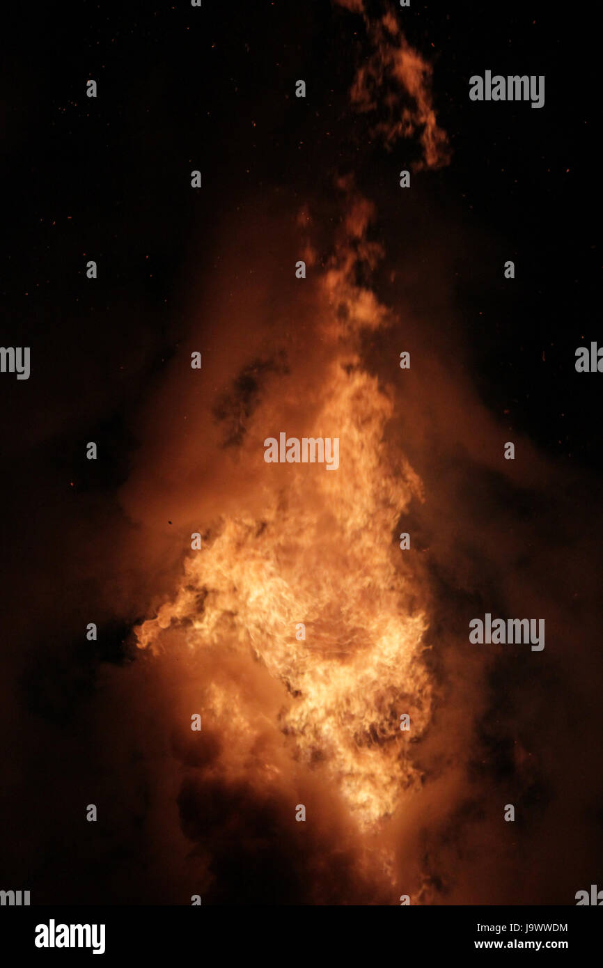 romantic, romanticism, fire, conflagration, solstice, burn, devil ...