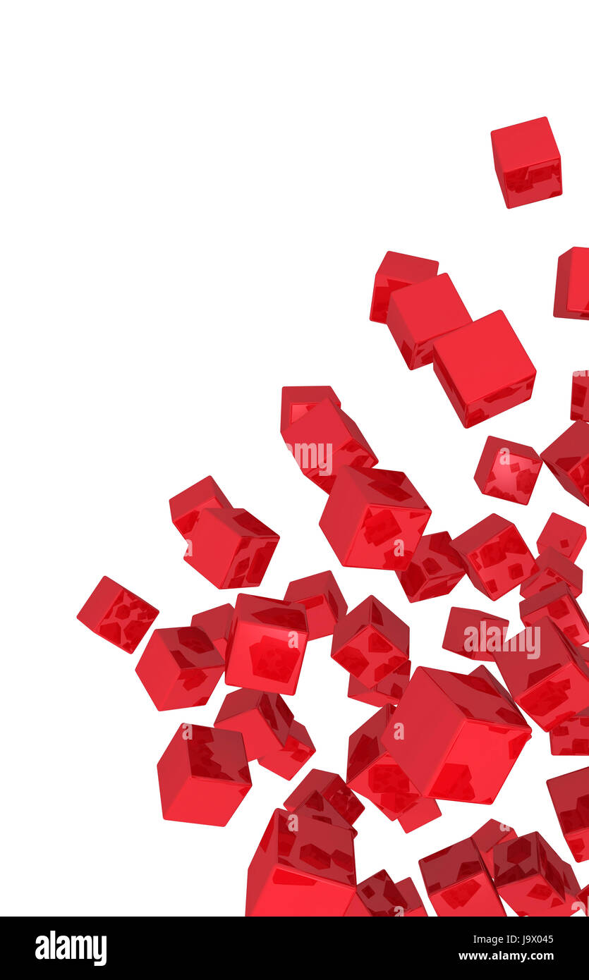 banner - flying dice red Stock Photo - Alamy