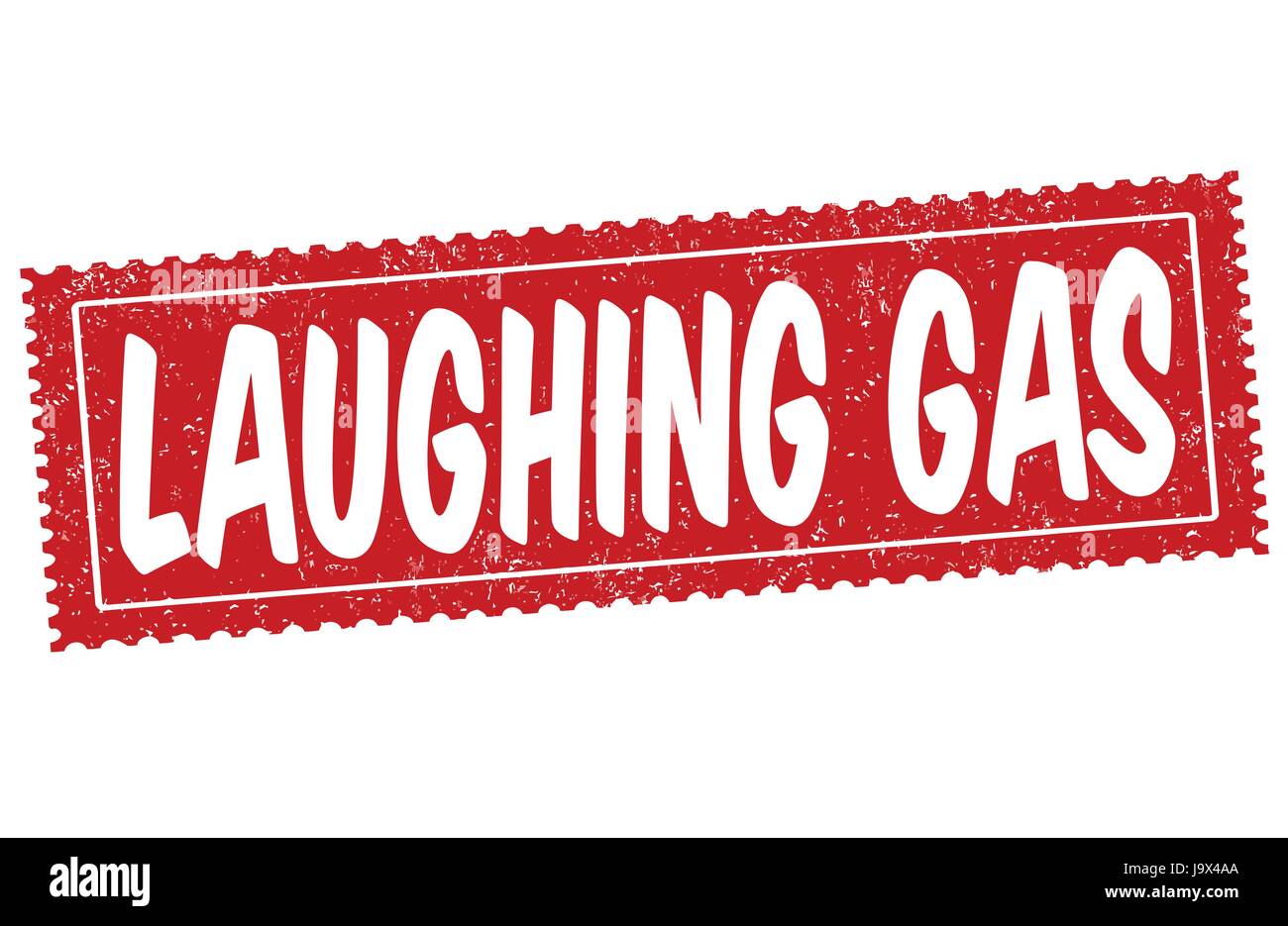 Laughing gas grunge rubber stamp on white background, vector ...