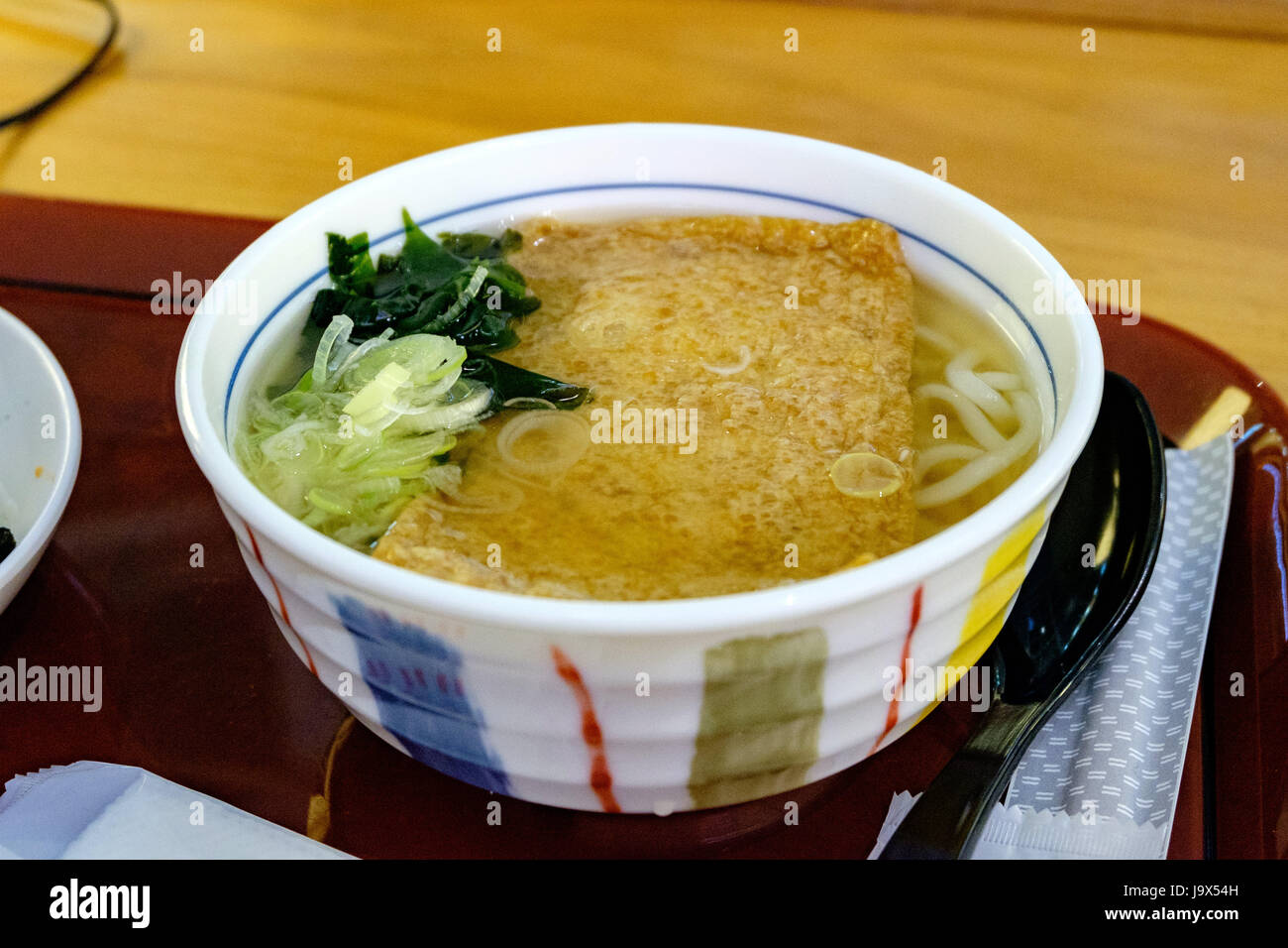 Tofu ramen udon with tray Stock Photo - Alamy