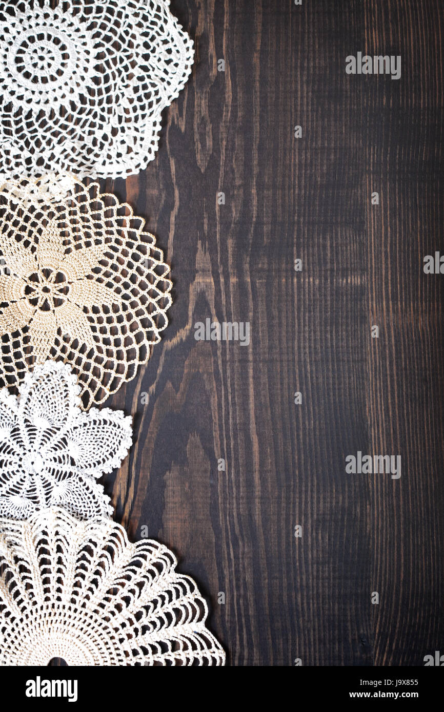 Vintage White Lace Background