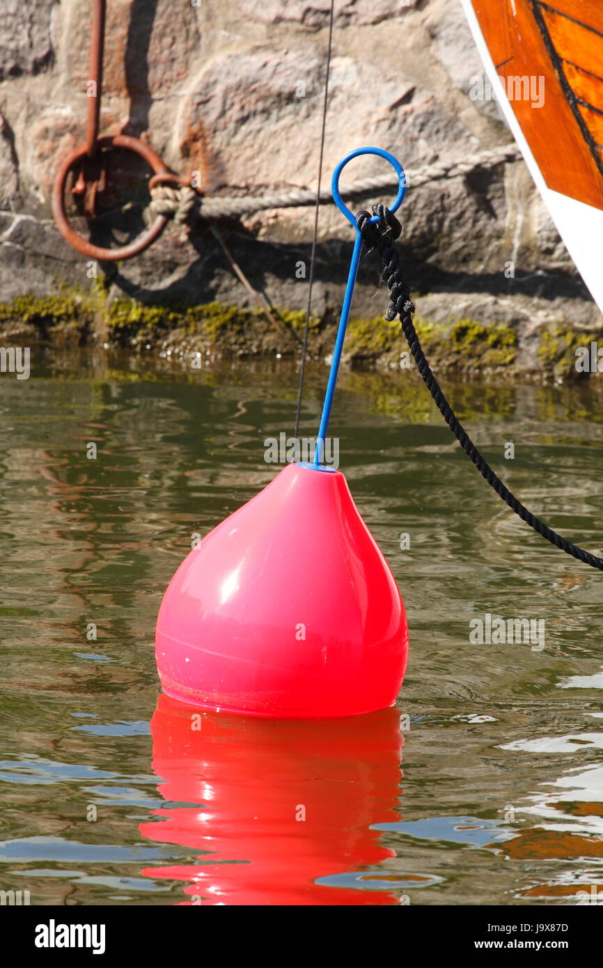 red swimming buoy Stock Photo - Alamy