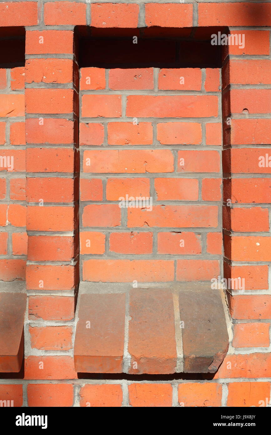 window, bricked up, brick wall Stock Photo - Alamy
