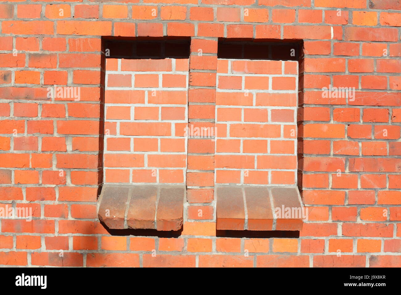 windows, bricked up, brick wall Stock Photo - Alamy