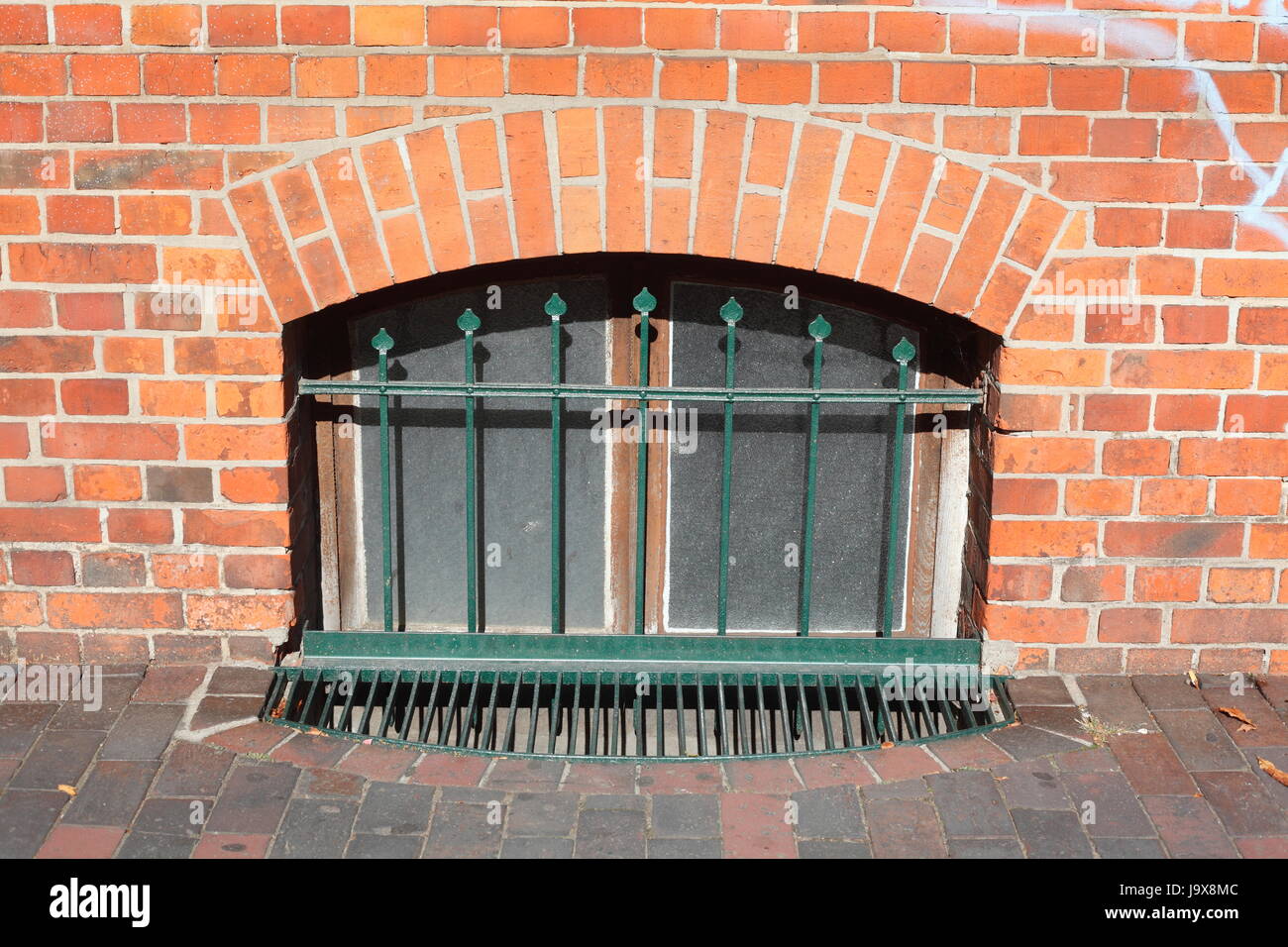cellar window with grid Stock Photo - Alamy