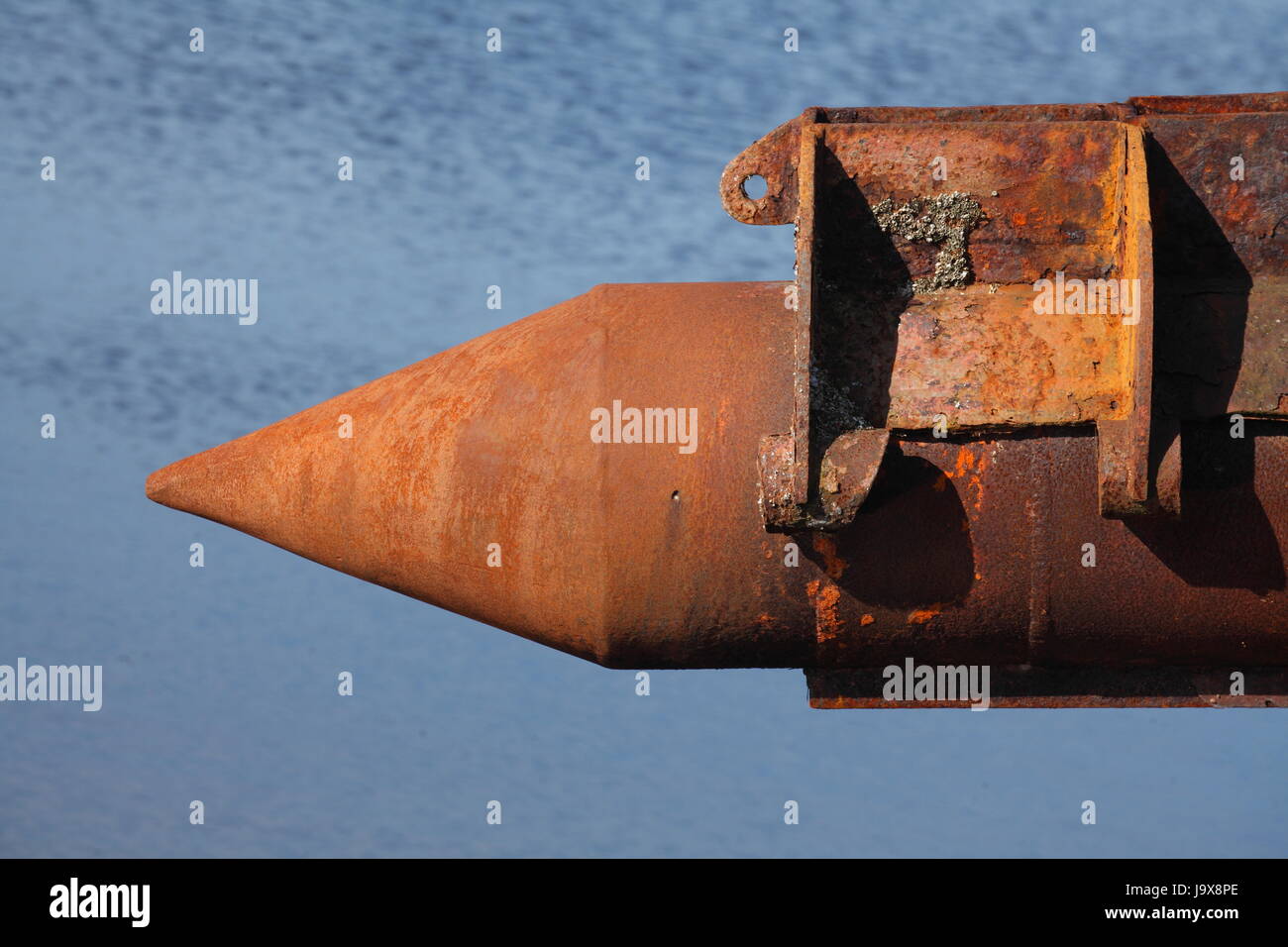 rusty Steel pillar Stock Photo - Alamy