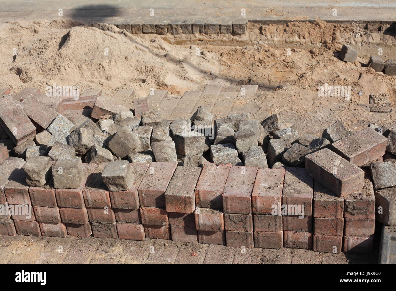 Stacked paving stones hi-res stock photography and images - Alamy