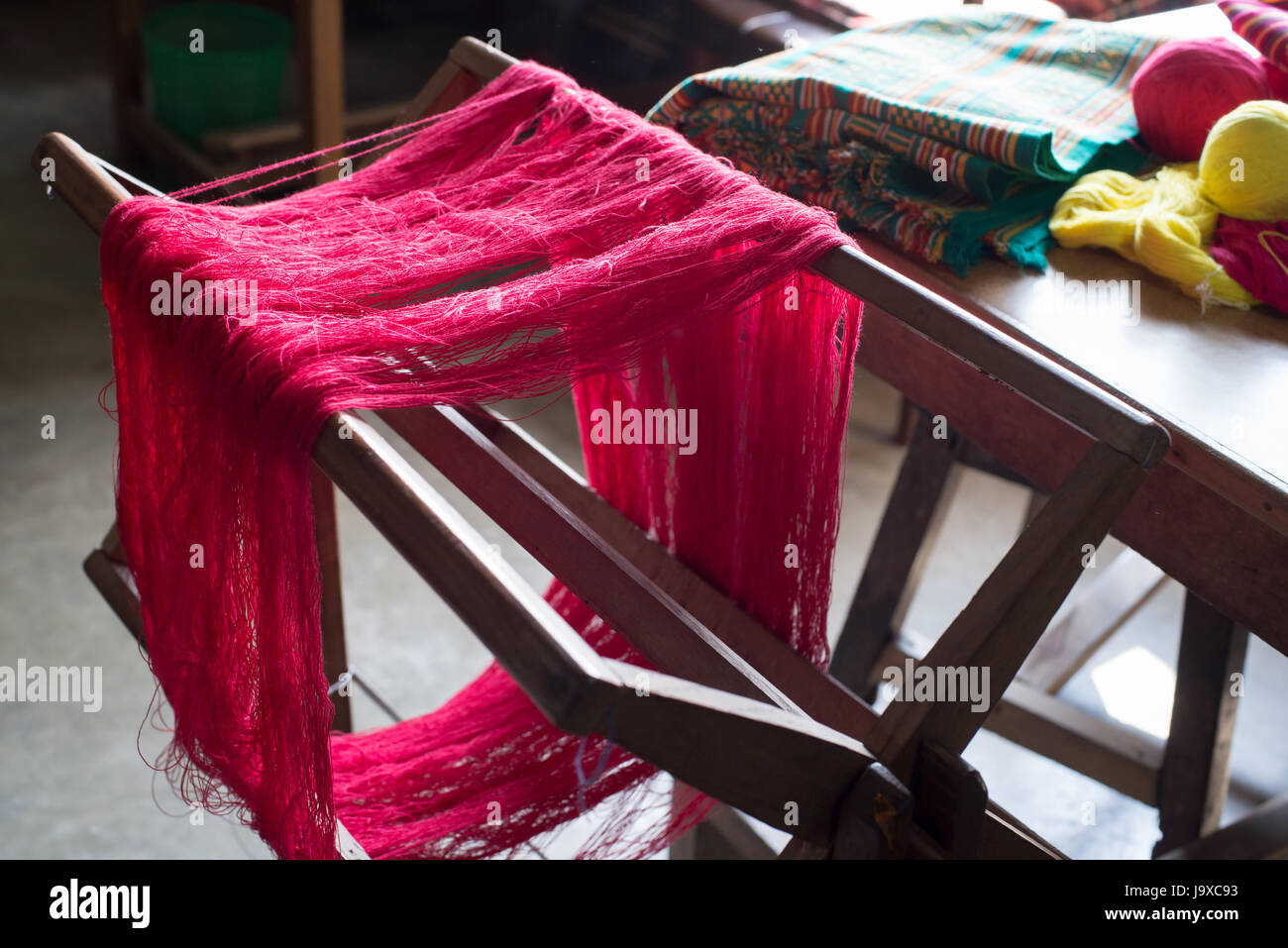 Handloom industry hi-res stock photography and images - Alamy