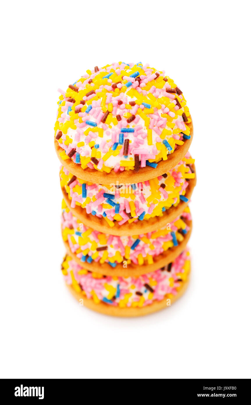 food, aliment, single, sweet, sweets, isolated, colour, pastry, party ...