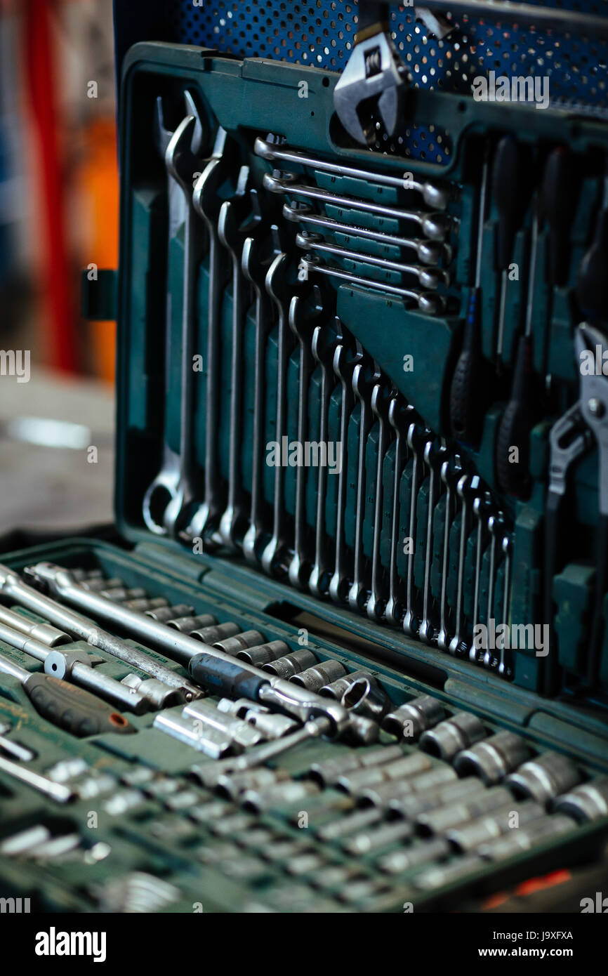 Mechanics wrenches hi-res stock photography and images - Alamy