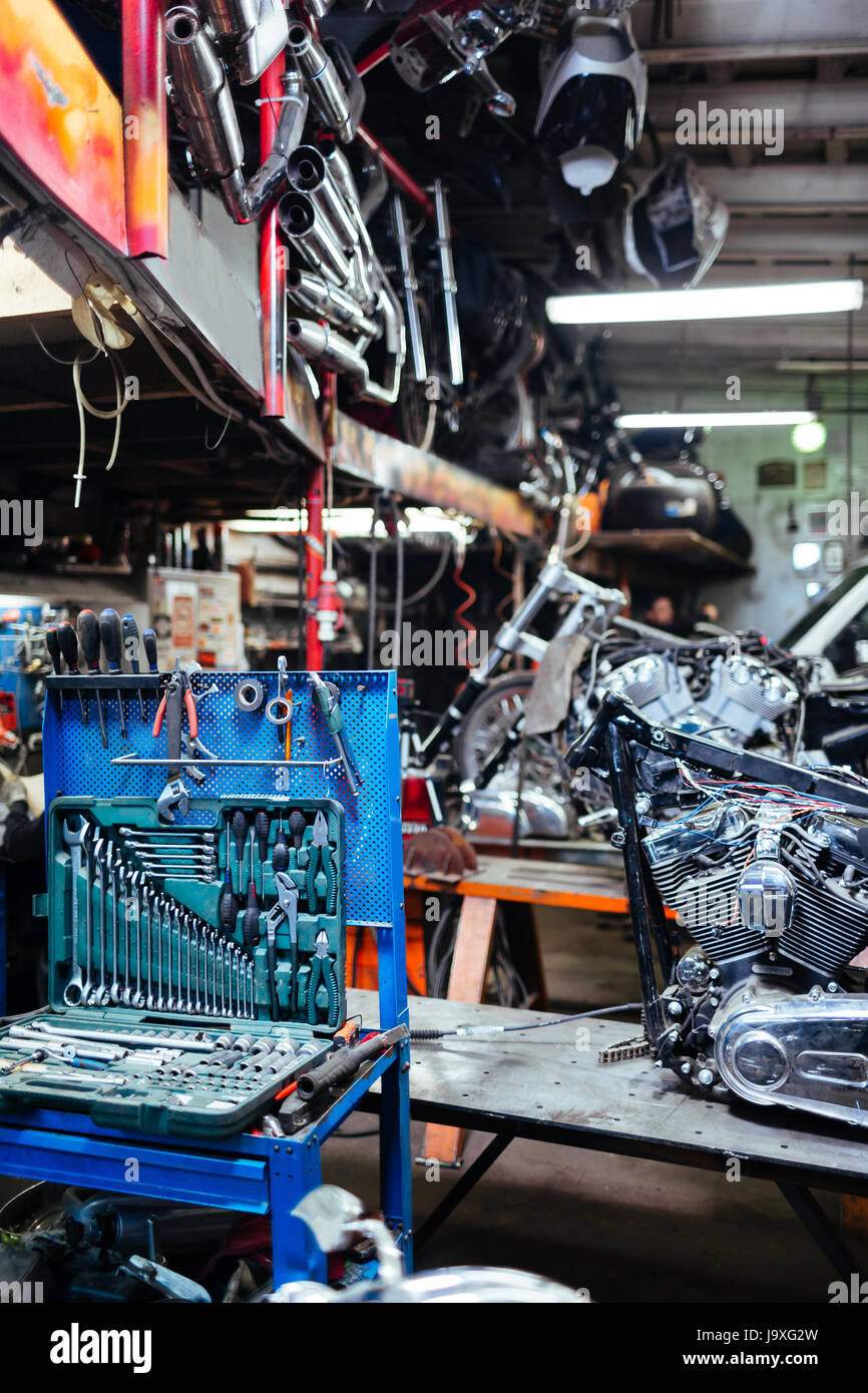 Empty Mechanic Garage
