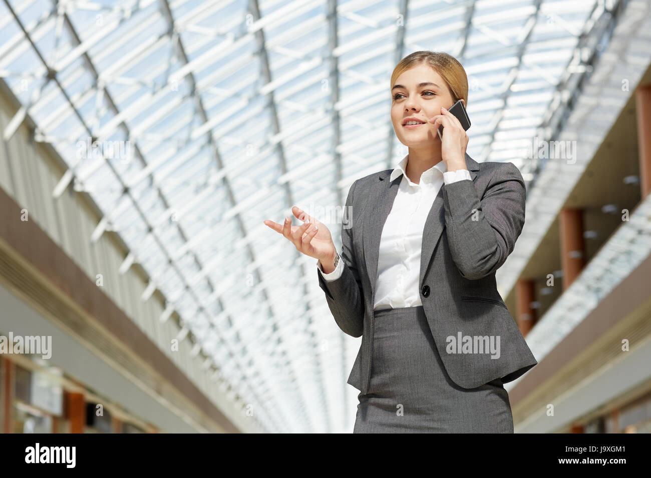 Boss secretary talking hi-res stock photography and images - Alamy