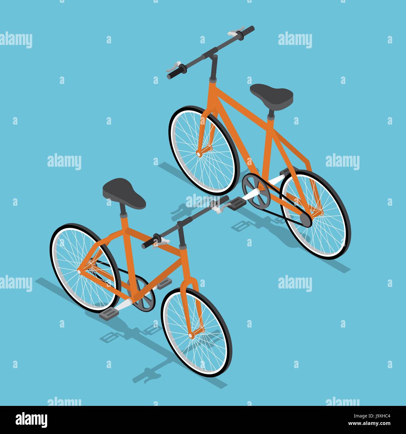 Cyclist riding bike isometric icon hi-res stock photography and images ...