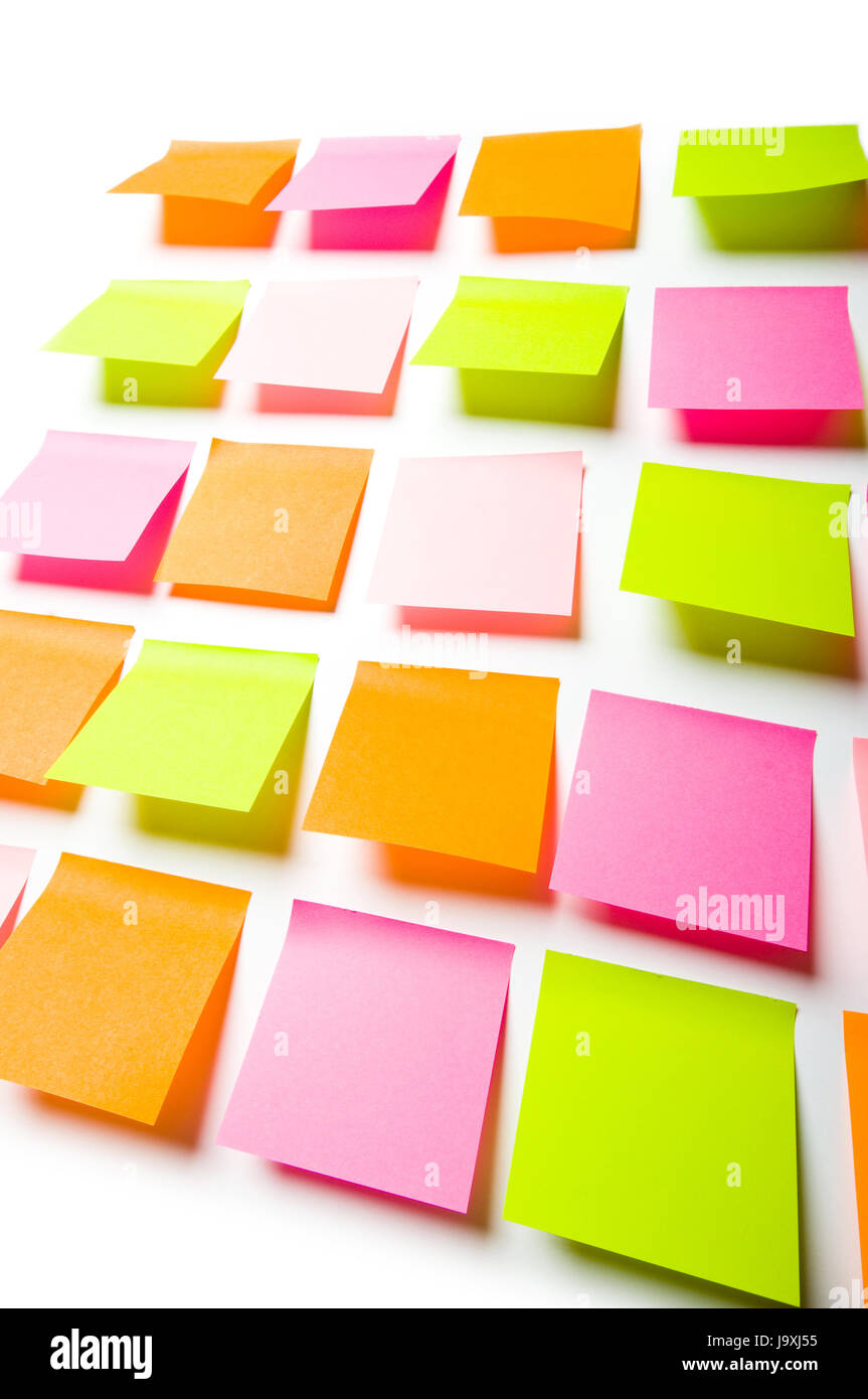 office, note, memo, board, isolated, colour, space, it, blank, european ...