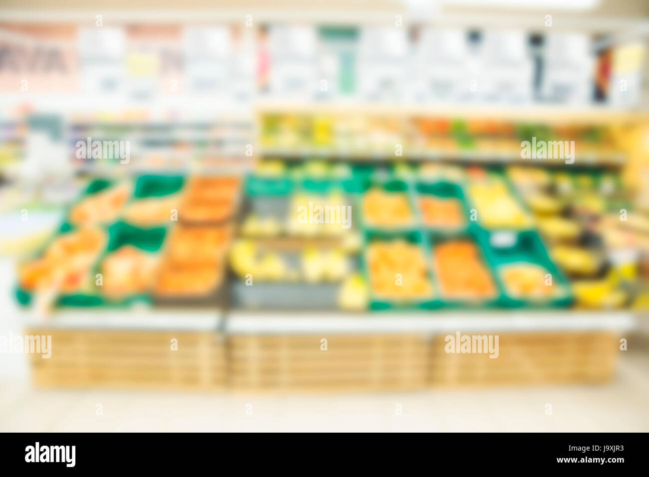 Supermarket store motion people bokeh hi-res stock photography and ...