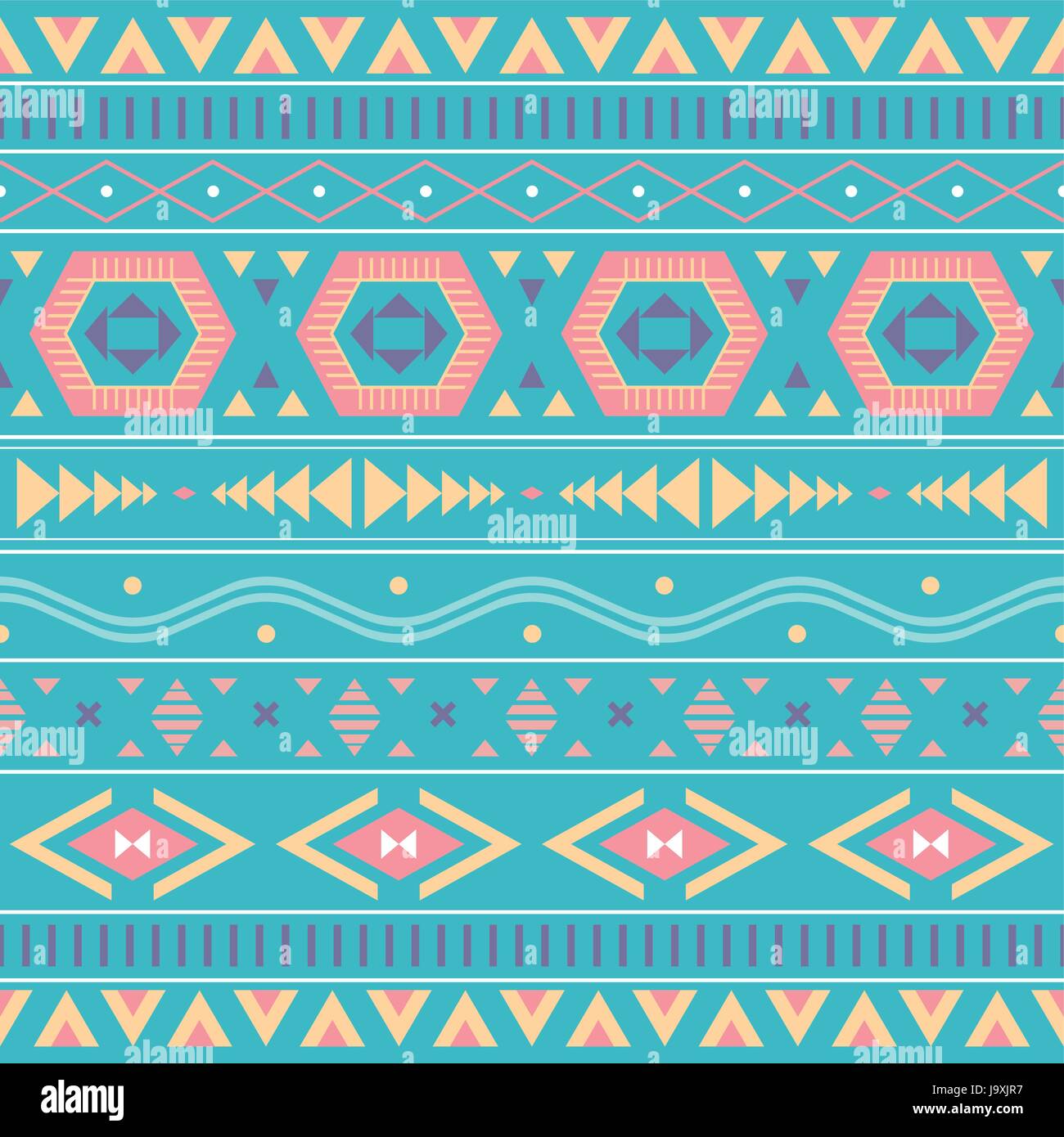 Ethnic boho seamless patterns. Vintage ornament. Background texture ...