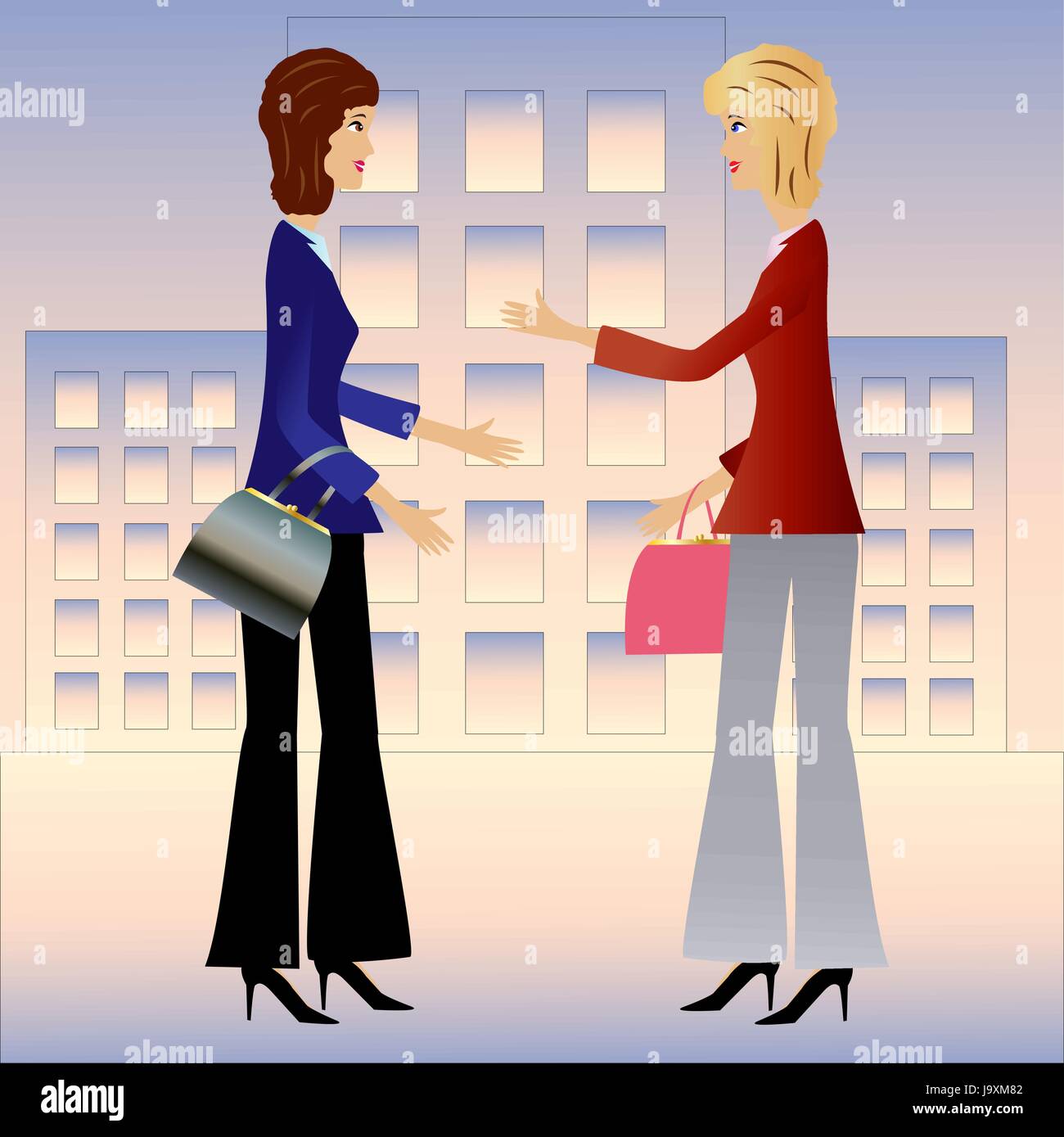 Woman speak Stock Vector Images - Alamy