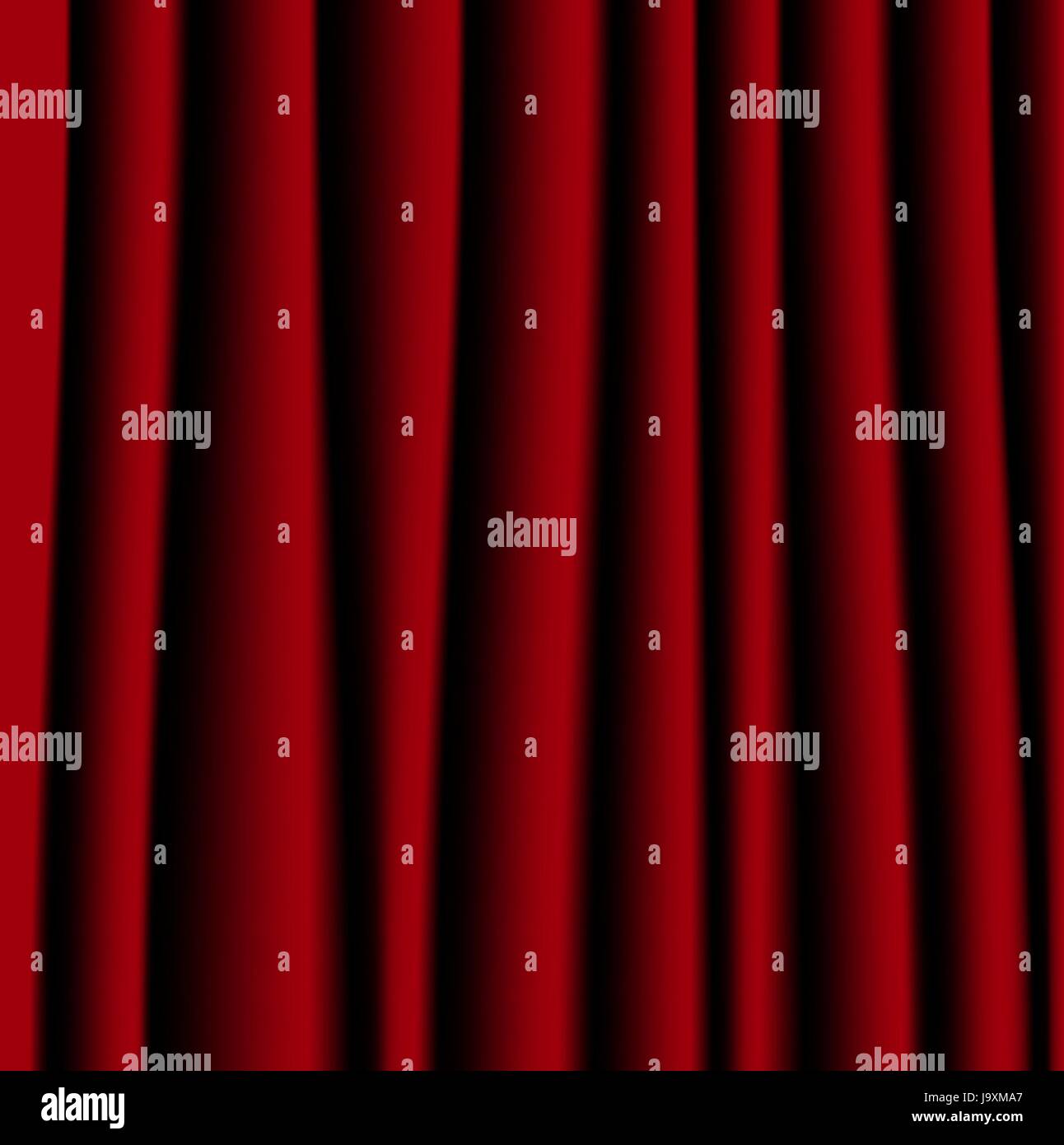 brightly red curtain, a background for design, vector illustration ...