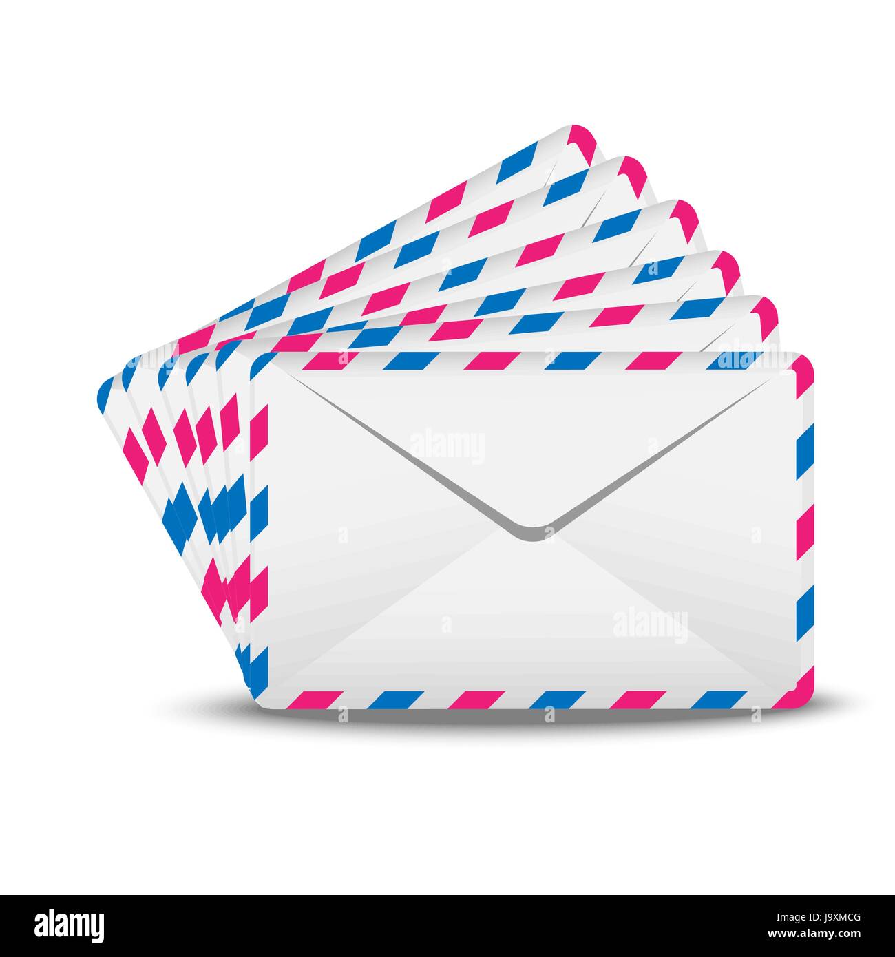 many envelopes air, vector illustration Stock Vector Image & Art - Alamy