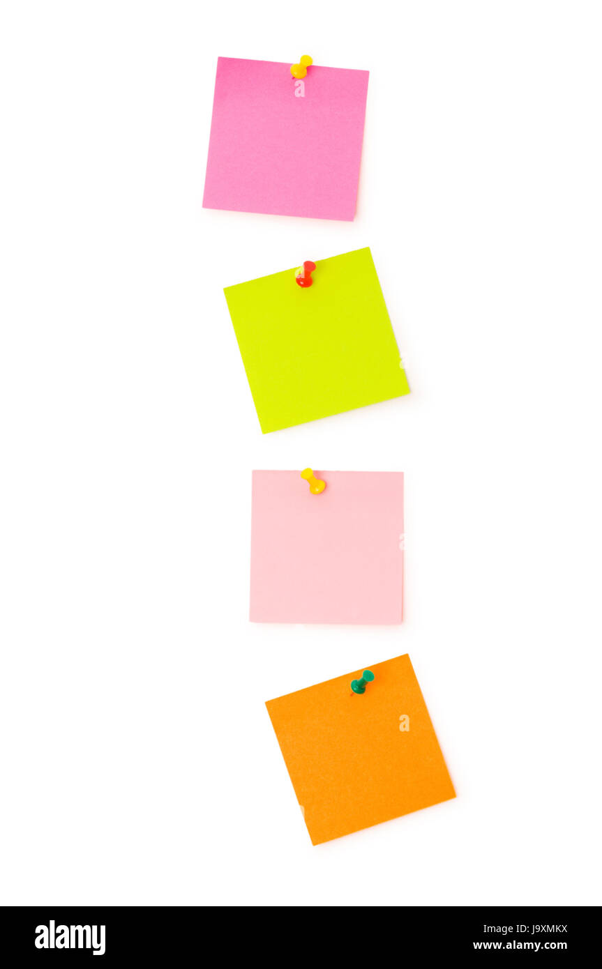 office, note, memo, board, isolated, colour, space, it, blank, european ...