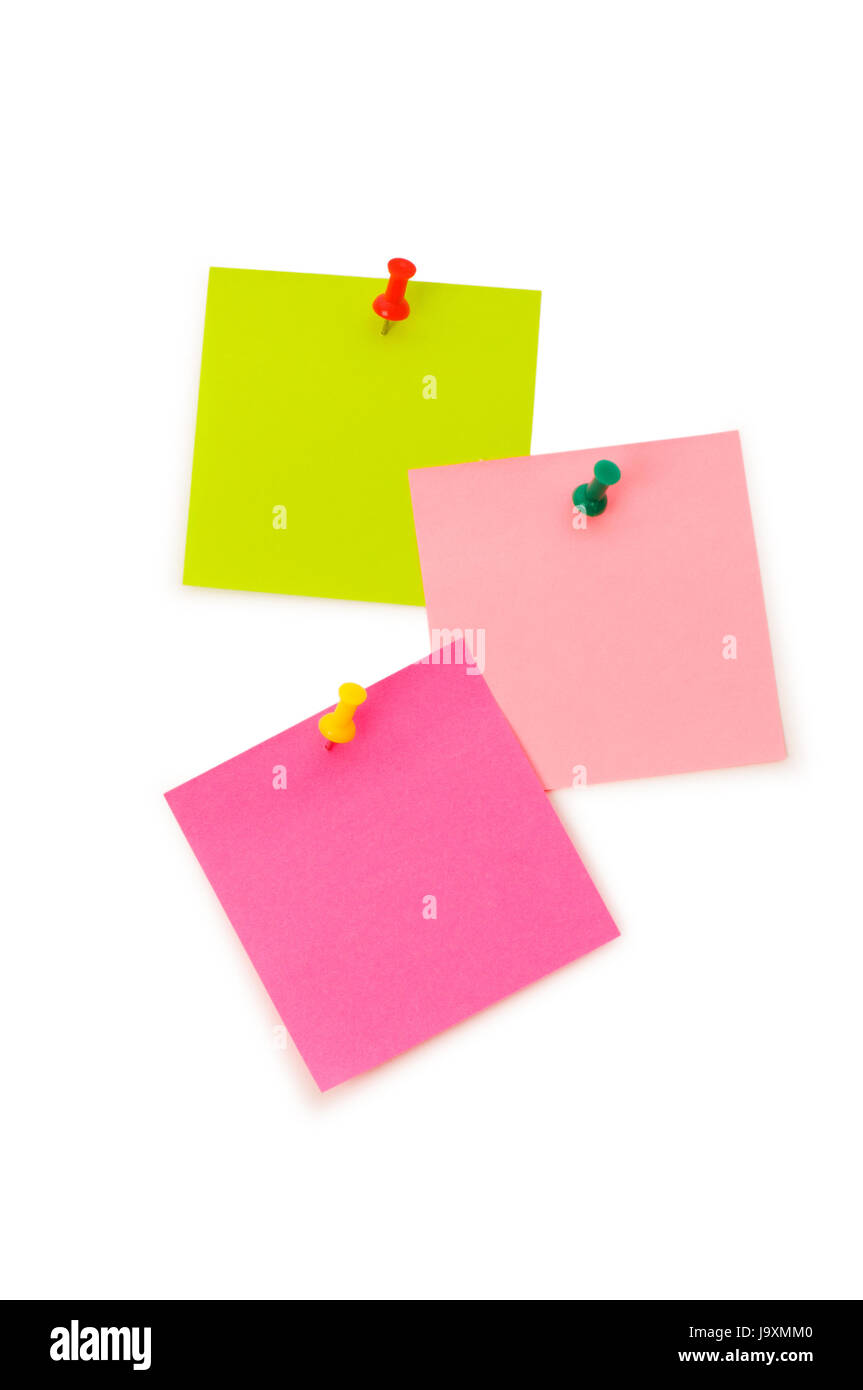 office, note, memo, board, isolated, colour, space, it, blank, european ...