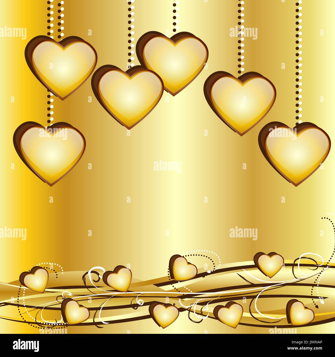 Festive background with hearts to the day of saint Valentin Stock ...