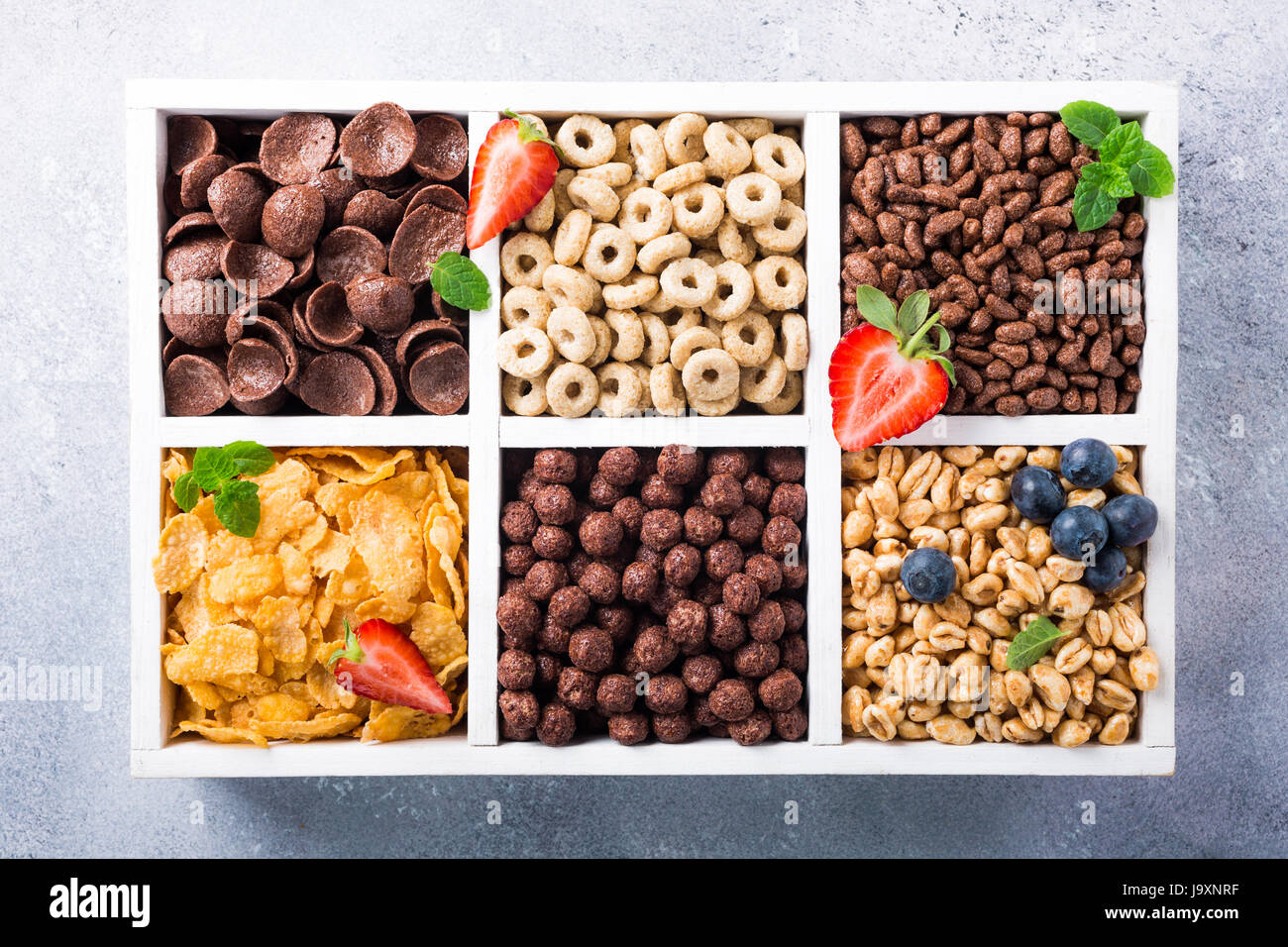 Quick breakfast cereals Stock Photo - Alamy