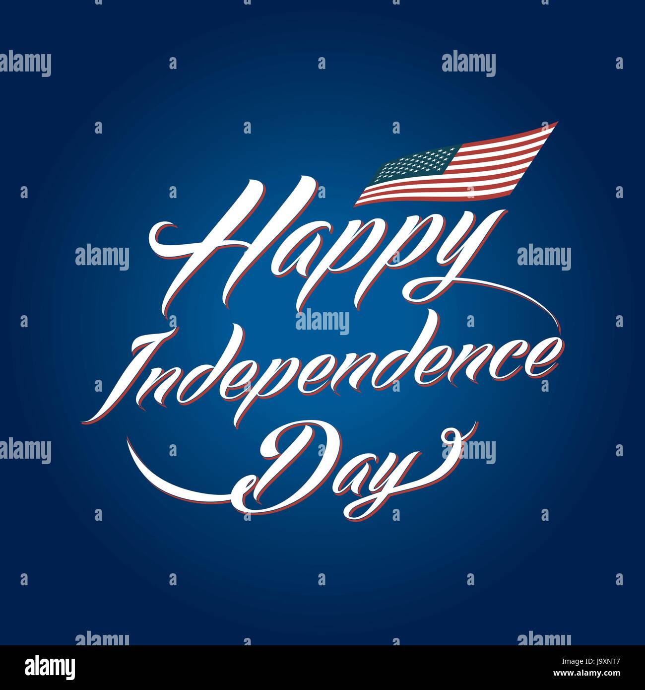 independence day 4 th july. happy independence day. vector illustration ...