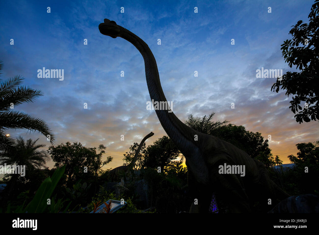 -20 September 2016 At the Dinosaur park Dannok Sadao District, Songkhla ...