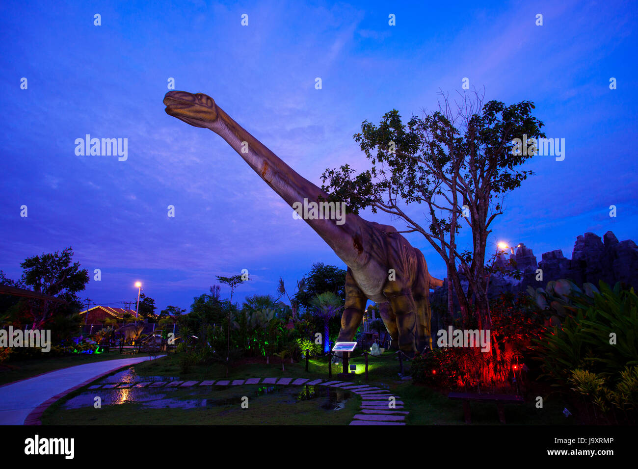 -20 September 2016 At the Dinosaur park Dannok Sadao District, Songkhla ...