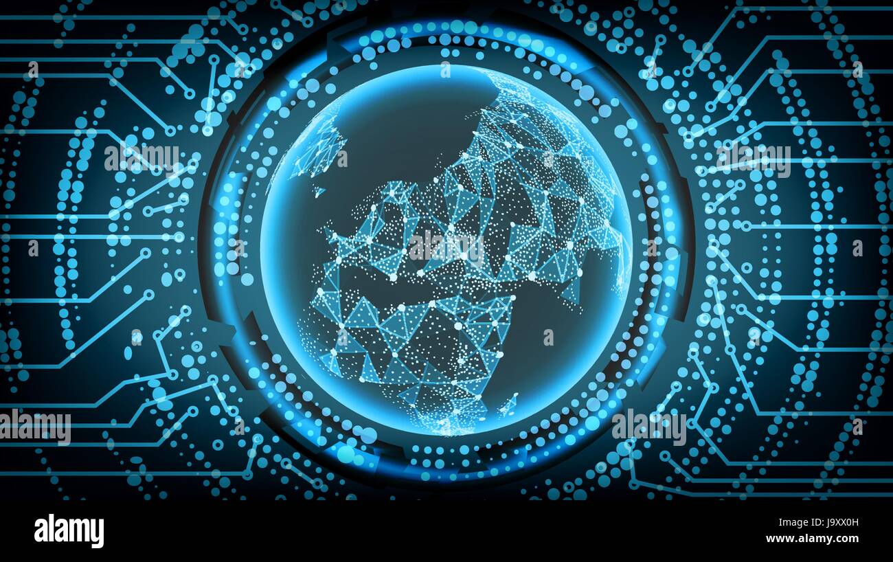 Connecting europe Stock Vector Images - Alamy