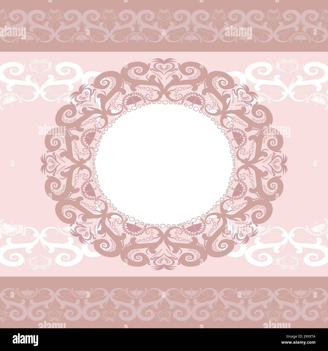 Cute floral vector pattern Stock Vector Images - Alamy